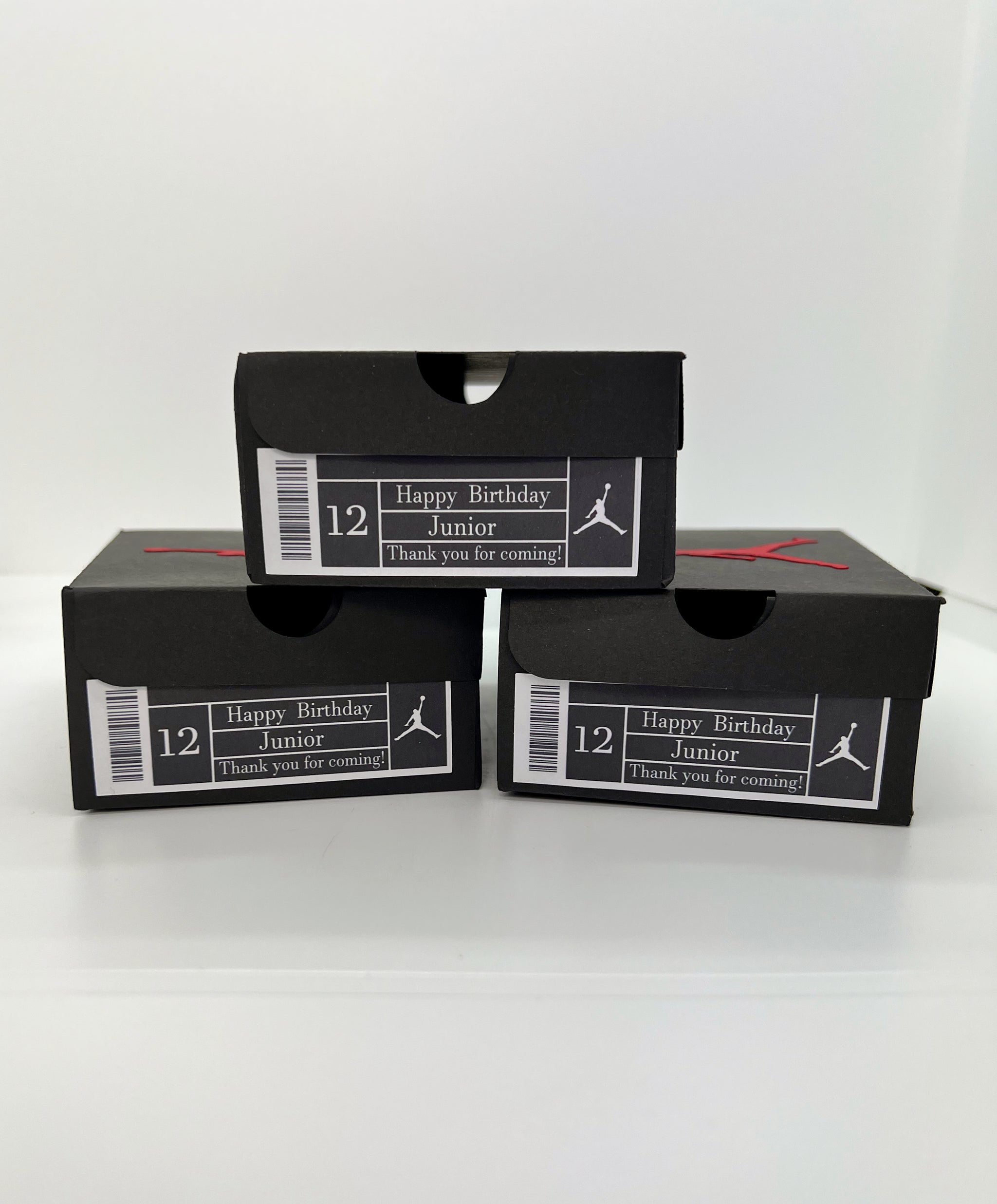 Party favor boxes Shoebox favors/Jordan shoebox favors – Ginaspapermountain